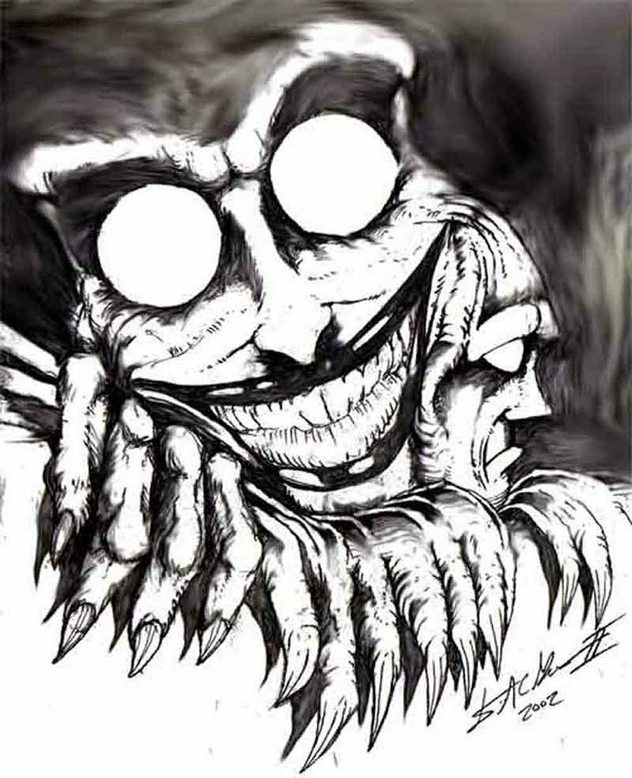 Криповые картинки для срисовки (32 фото) 🔥 BipBap.ru