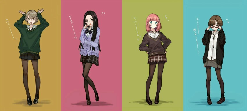 Картинки 4 девушки (27 фото) 🔥 BipBap.ru