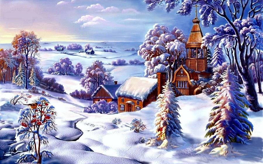 Самые красивые зимние картинки 100 фото 🔥