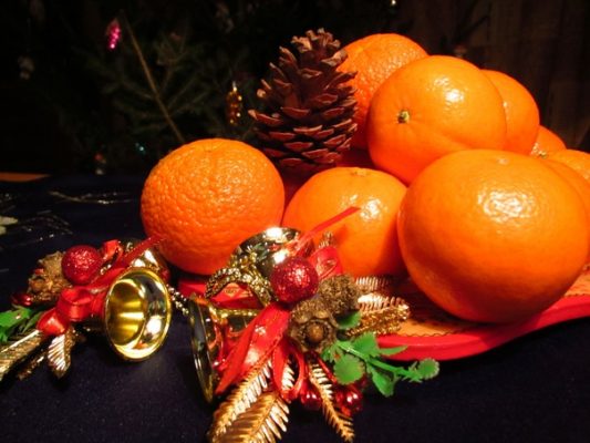 Мандарины на новогоднем столе (80 фото) 🔥 BipBap.ru
