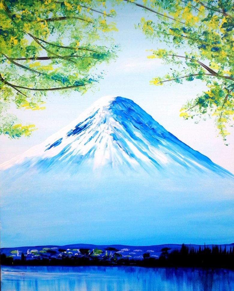 Красивые рисунки гор (110 картинок) 🔥 BipBap.ru