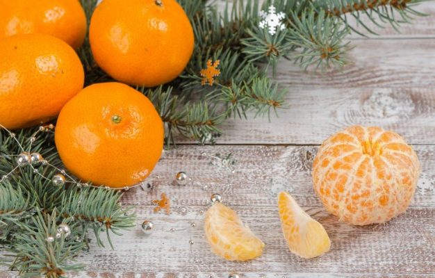 Мандарины на новогоднем столе (80 фото) 🔥 BipBap.ru