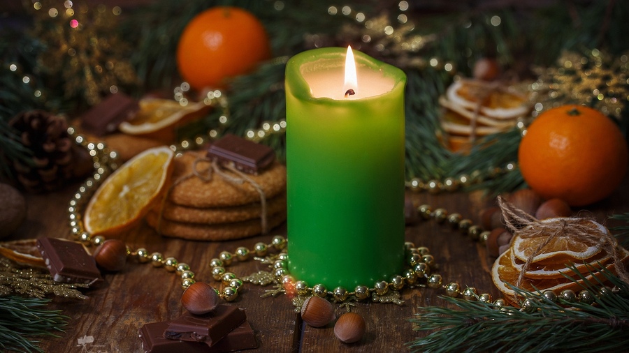 Мандарины на новогоднем столе (80 фото) 🔥 BipBap.ru