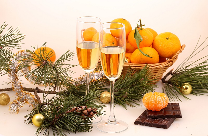 Мандарины на новогоднем столе (80 фото) 🔥 BipBap.ru