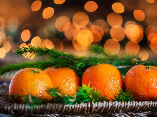 Мандарины на новогоднем столе (80 фото) 🔥 BipBap.ru