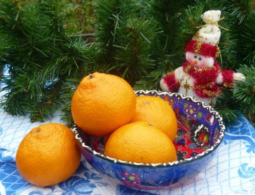 Мандарины на новогоднем столе (80 фото) 🔥 BipBap.ru