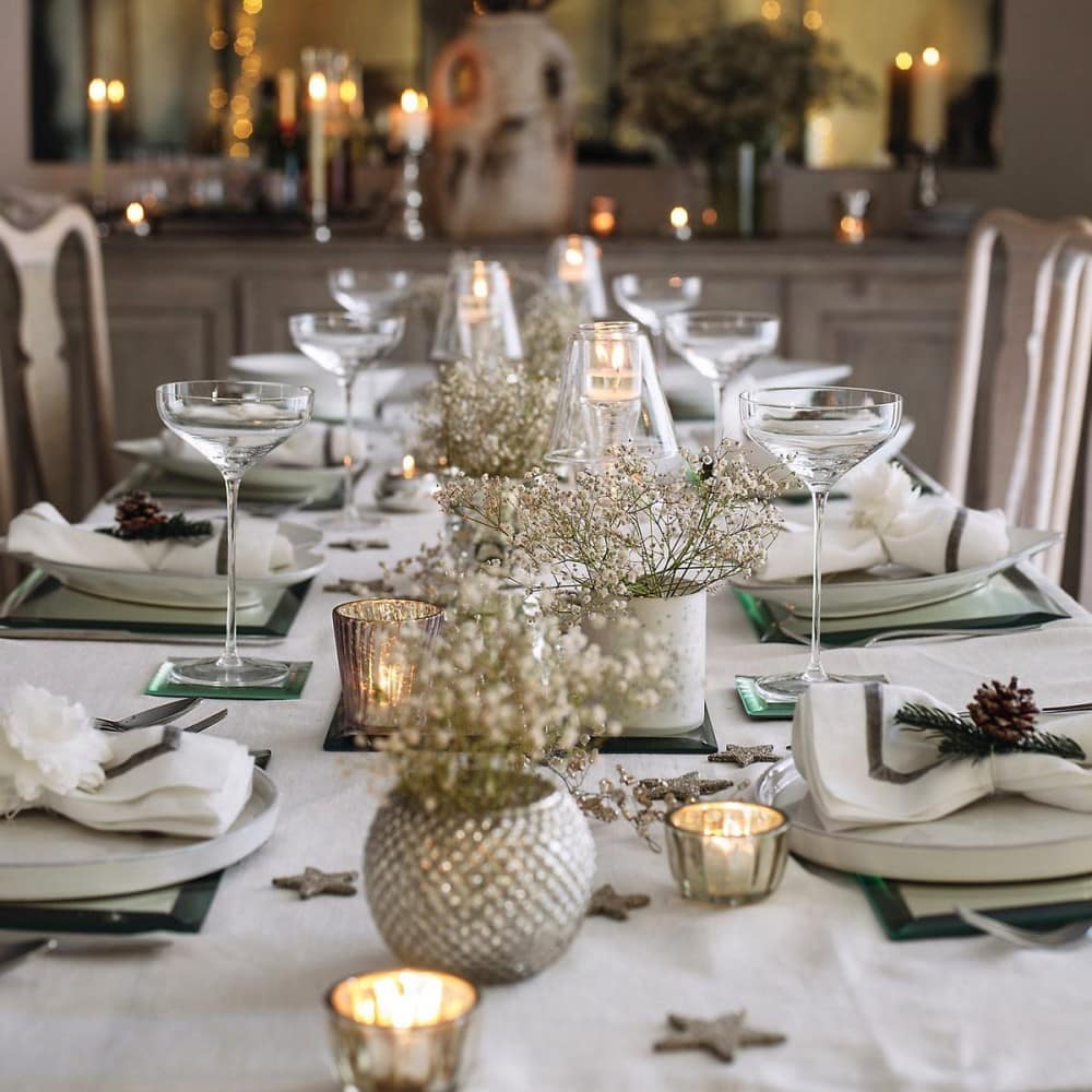 Самые красивые новогодние столы (100 фото) 🔥 BipBap.ru