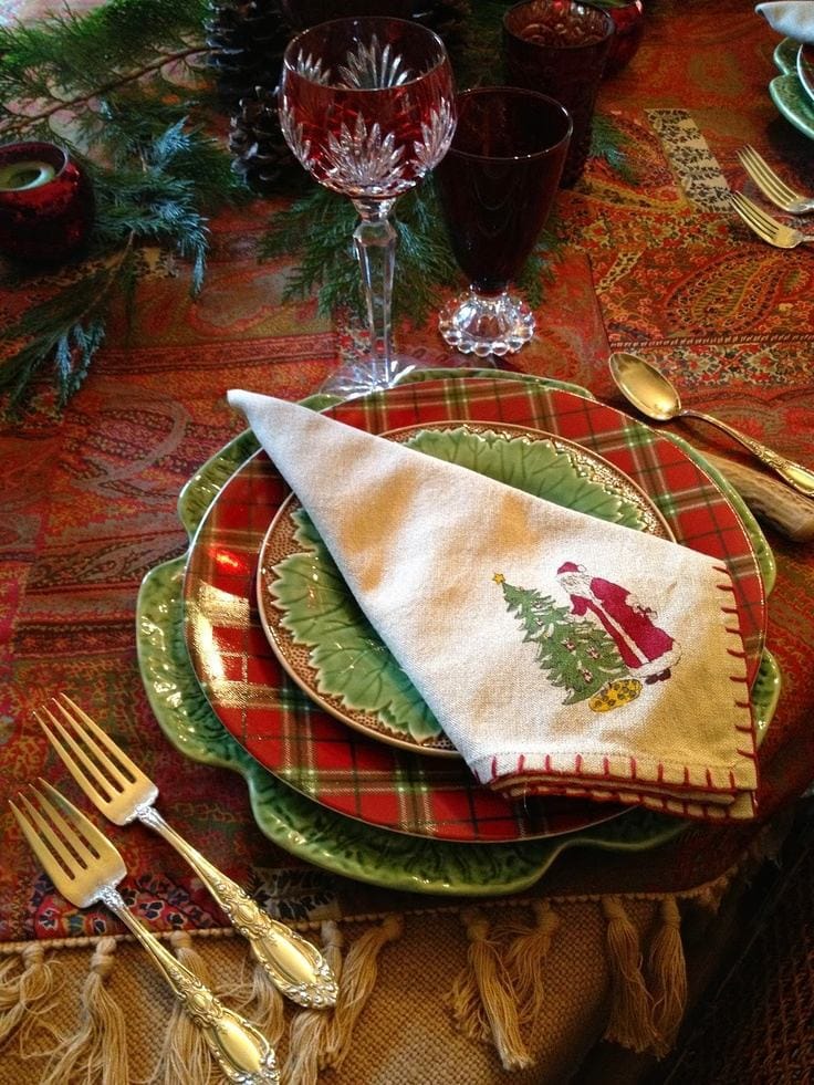 Самые красивые новогодние столы (100 фото) 🔥 BipBap.ru