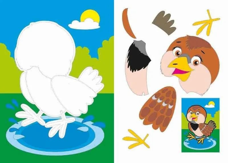 Шаблоны для аппликаций из бумаги (100 фото) 🔥 Прикольные картинки и юмор