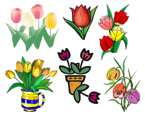 Вытынанки тюльпаны (133 фото) 🔥 BipBap.ru