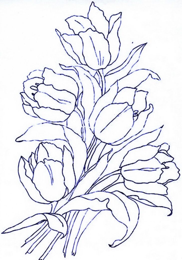 Вытынанки тюльпаны (133 фото) 🔥 BipBap.ru