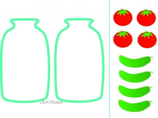 Трафареты стеклянной банки (120 фото) 🔥 BipBap.ru