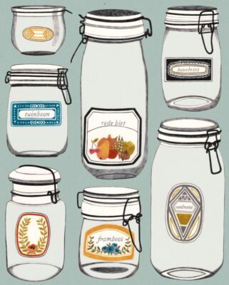 Трафареты стеклянной банки (120 фото) 🔥 BipBap.ru