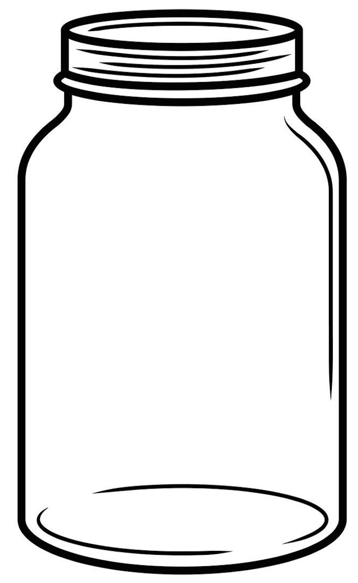 Трафареты стеклянной банки (120 фото) 🔥 BipBap.ru