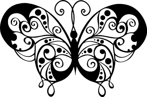 Трафареты бабочек для букета (100 фото) 🔥 BipBap.ru