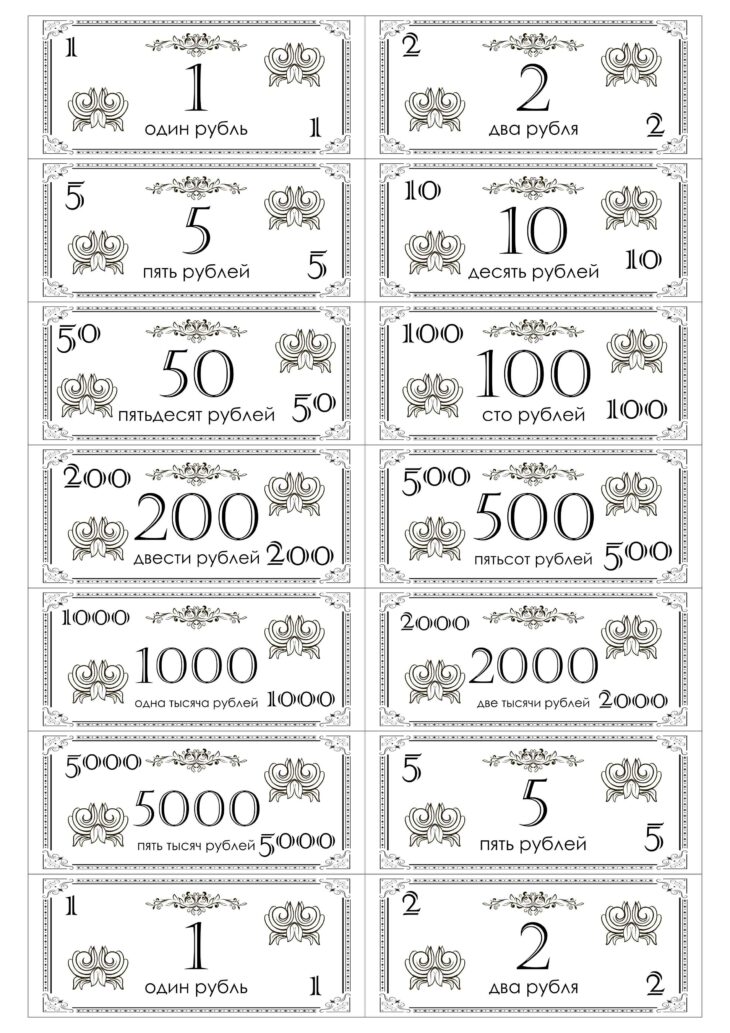 Шаблоны денег для распечатки (92 фото) 🔥 BipBap.ru