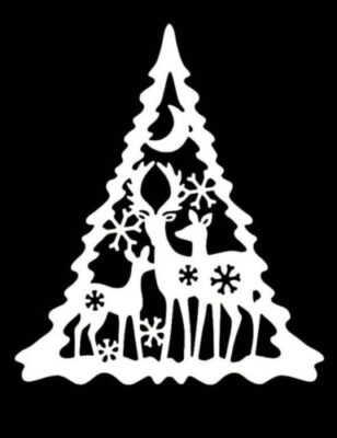 Трафареты елки для вырезания (140 фото) 🔥 BipBap.ru