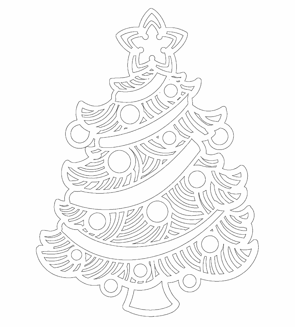 Трафареты елки для вырезания (140 фото) 🔥 BipBap.ru