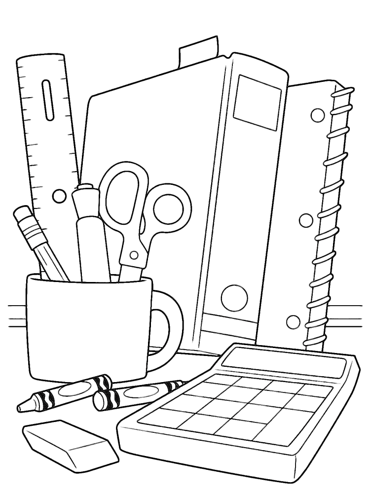 Вытынанки школьные принадлежности (160 фото) 🔥 BipBap.ru