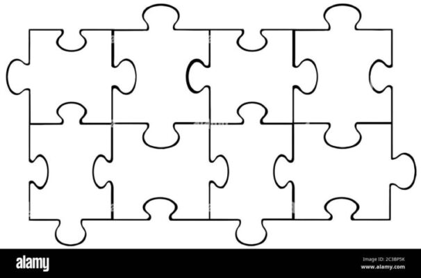 Трафареты пазлов (143 фото) 🔥 BipBap.ru