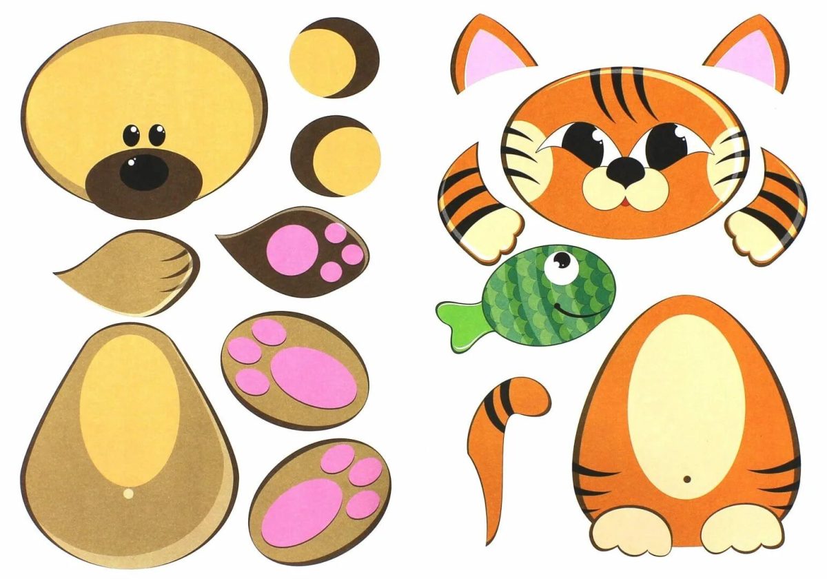 Шаблоны для аппликации (133 фото) 🔥 BipBap.ru